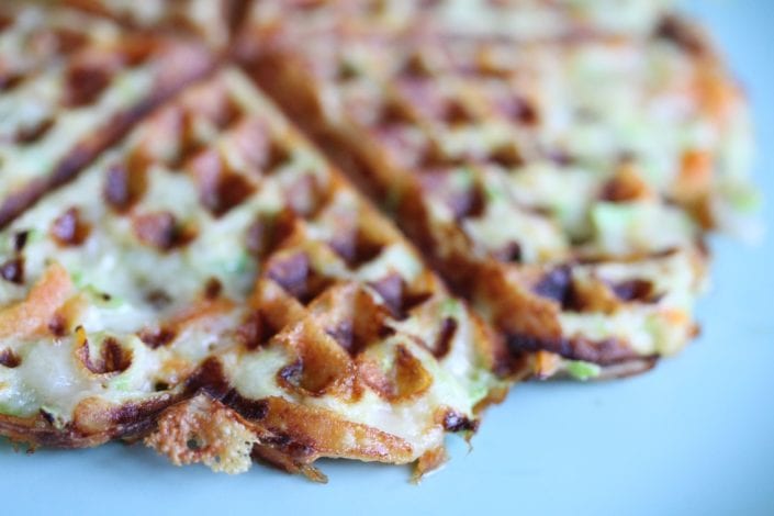 Vegetable waffles with carrot and courgette - Gluten free - MyKitchen ...