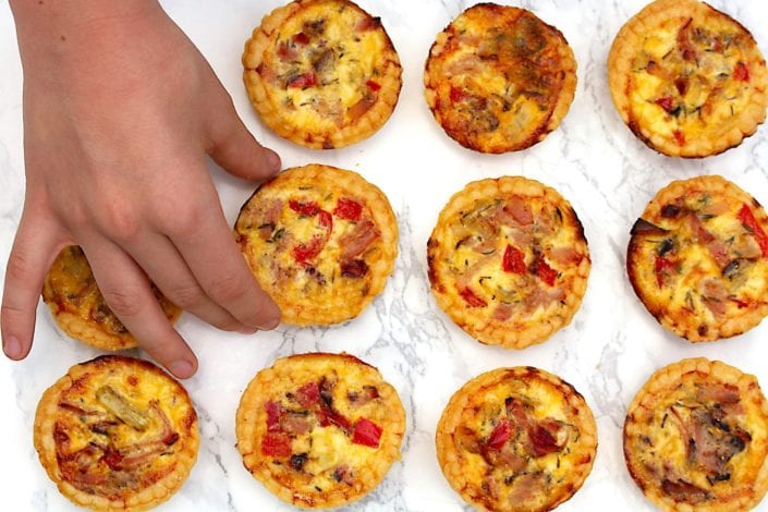 Mini quiche for kids - ham and cheese - MyKitchen - Mas & Pas