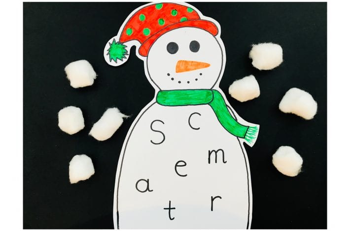 Snowman Bingo Sounds Game