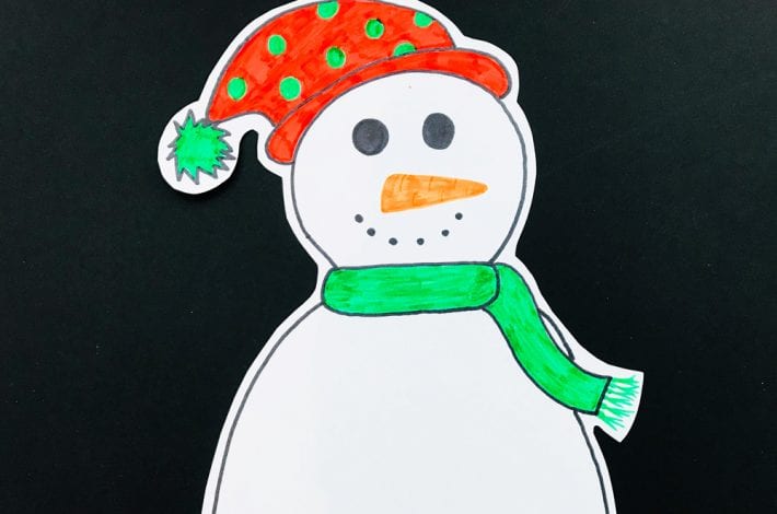 Snowman Bingo Sounds Game