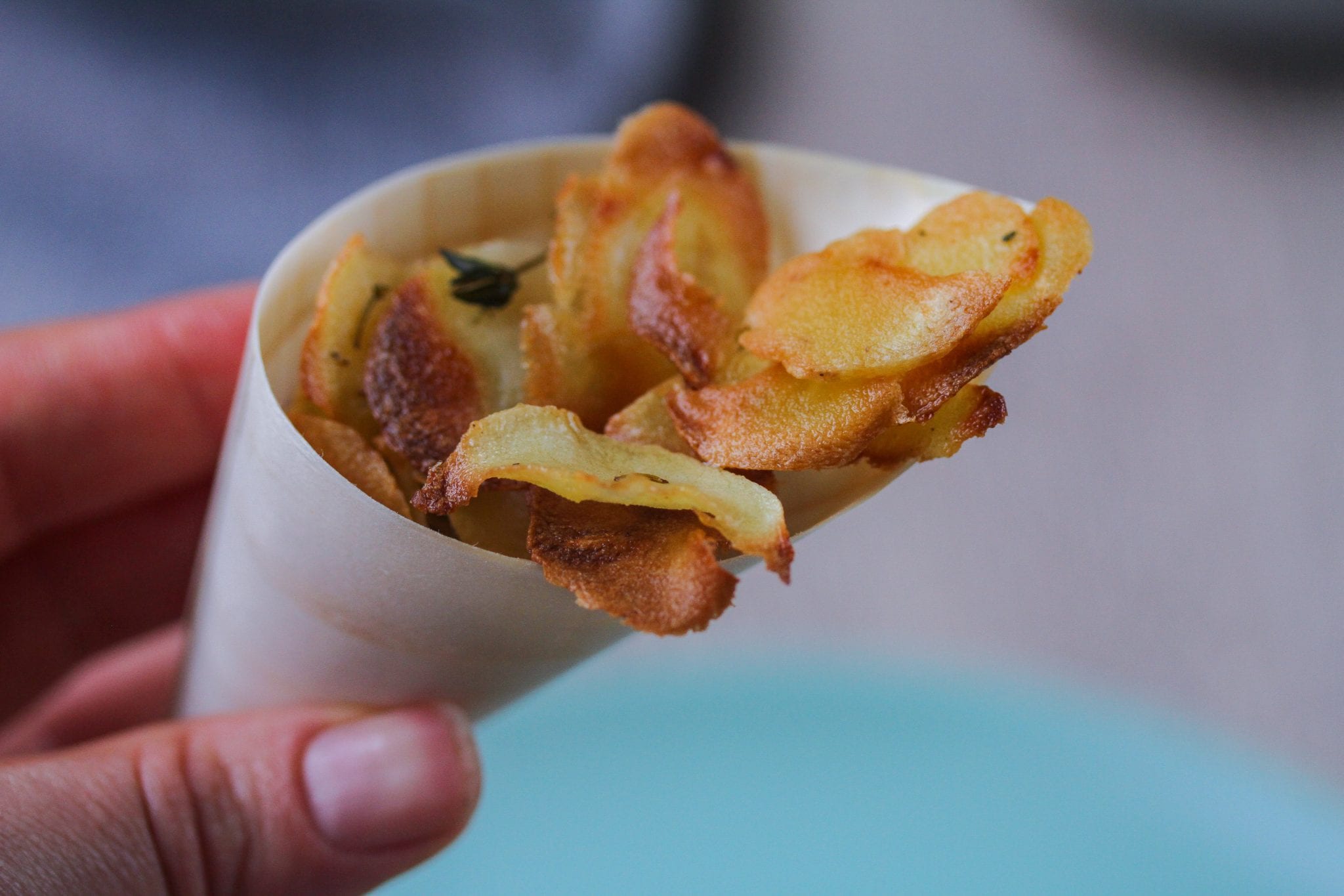 Parsnip chips with thyme - Healthy Snacks - Mas & Pas