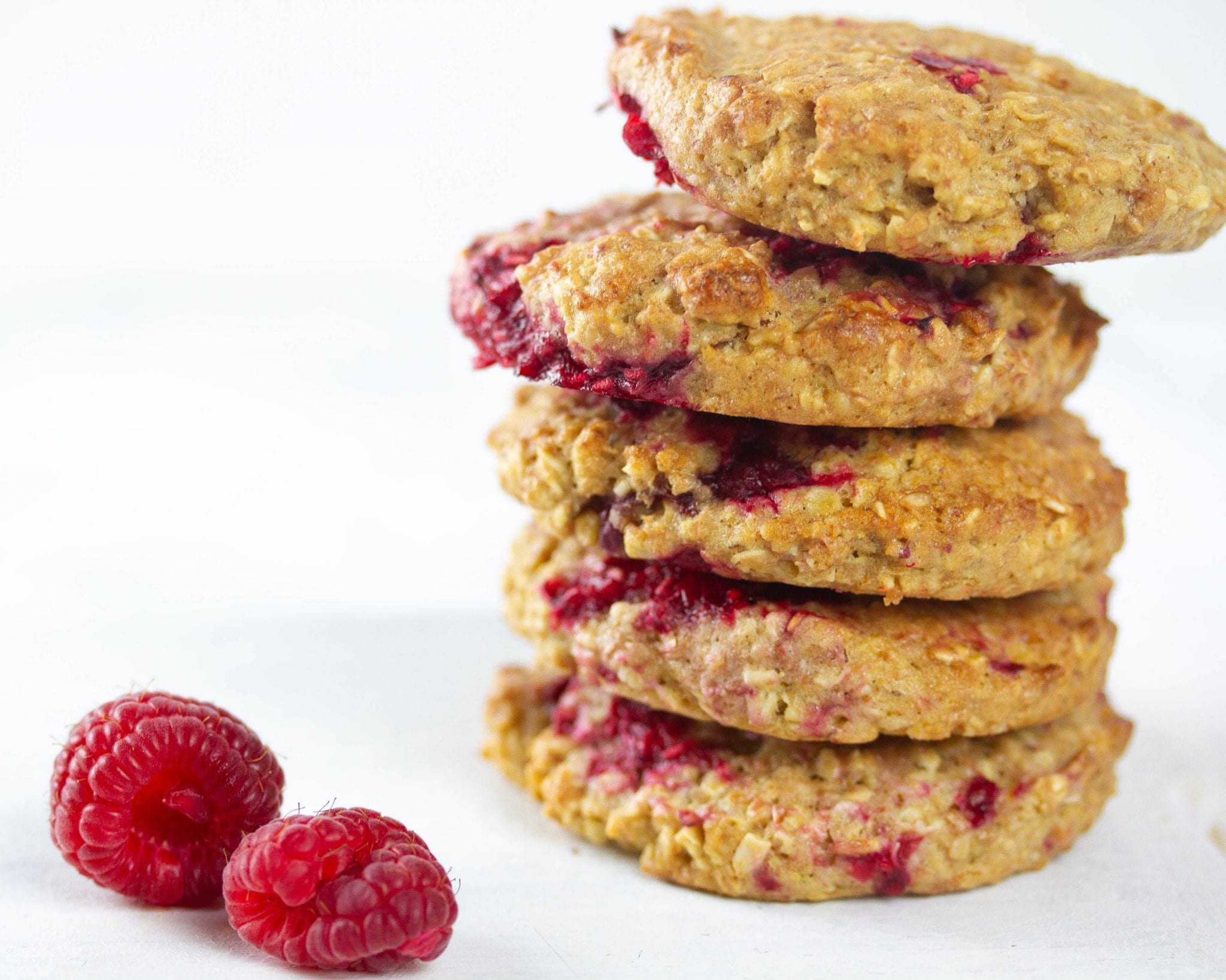 Raspberry cookies | Healthy kids snack | Mas & Pas