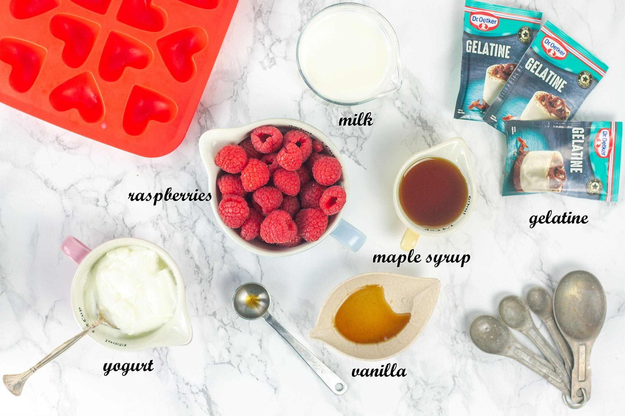 Homemade raspberry gummies - Healthy Treats -Mas & Pas