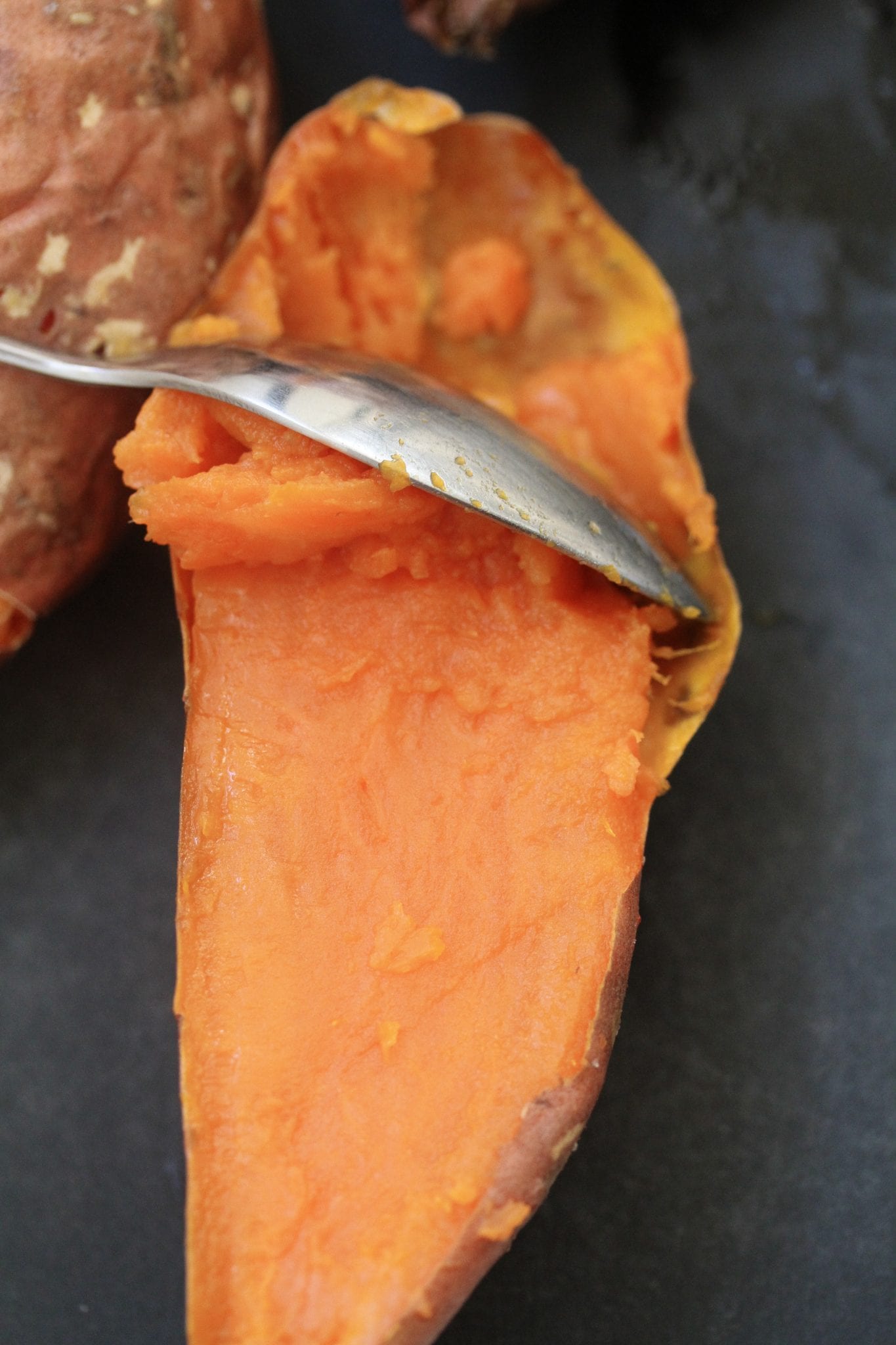 Sweet potato skins with spinach and lentils - MyKitchen - Mas & Pas