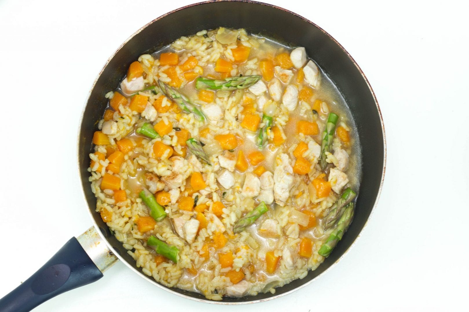 Leftover chicken risotto | Family Meals | Mas & Pas