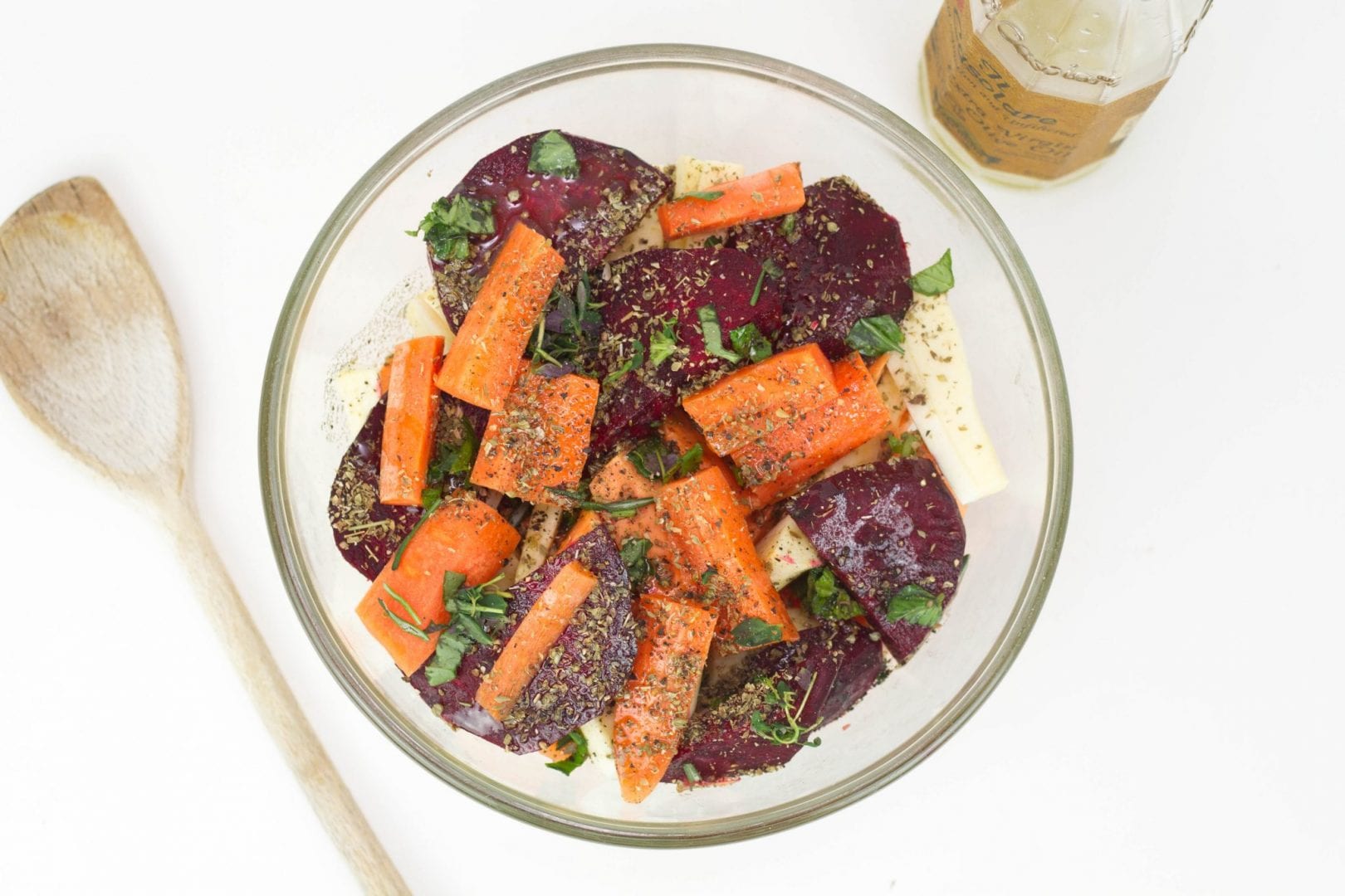 Roasted beetroot and root vegetables | Family Dinners | Mas & Pas