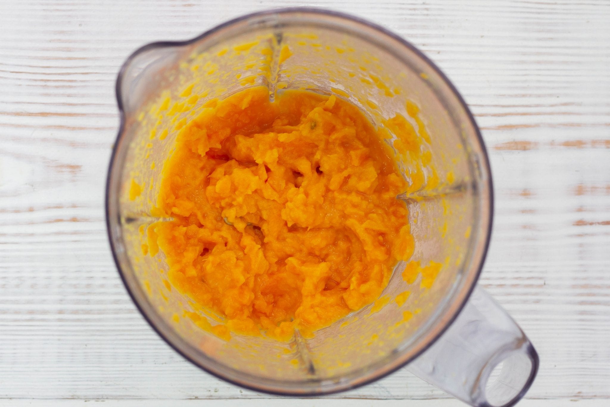 Sweet potato puree with coconut oil | Weaning Recipes | Mas & Pas