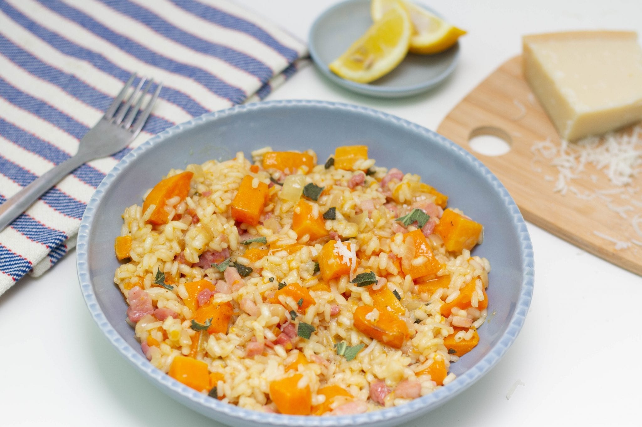 Squash, sage and pancetta risotto | Family Meals | Mas & Pas