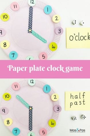 Teaching time to kids with this fun clock game | Learning Fun | Mas & Pas
