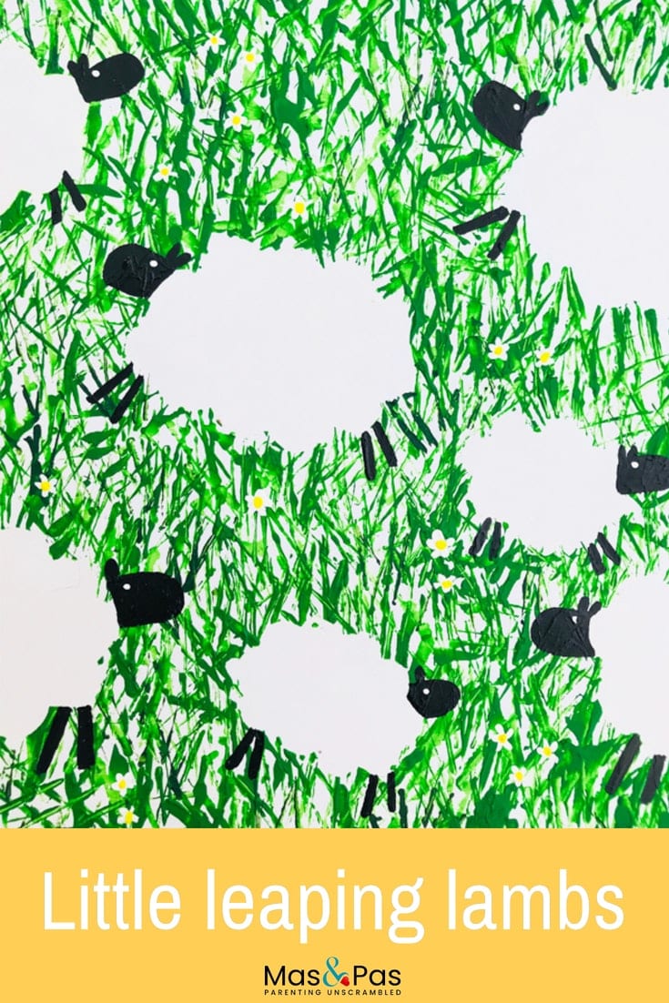 Dancing sheep craft for toddlers | Arts & Crafts | Mas & Pas