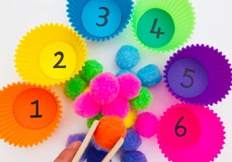 Pom pom learning games | Learning Fun | Mas & Pas