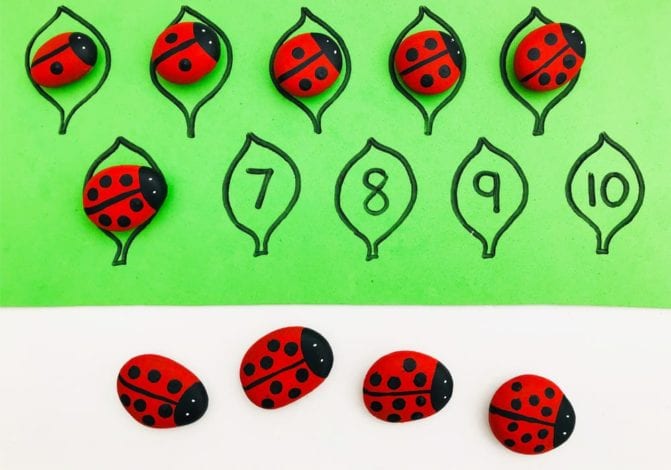 Little ladybird counting game | Learning Fun | Mas & Pas
