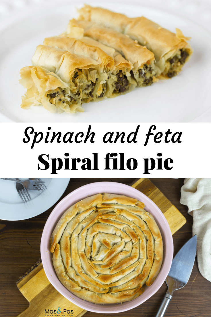 Spanakopita spiral with spinach and feta | Mas & Pas
