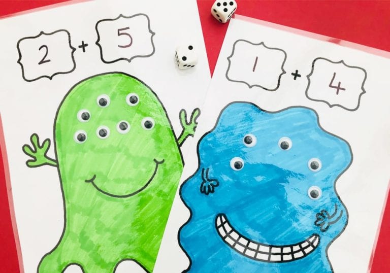 Number bond game with monster fun | Playtime Learning | Mas & Pas