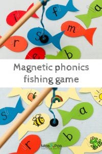 Fun with phonics: magnetic fishing game | Learning Fun | Mas & Pas