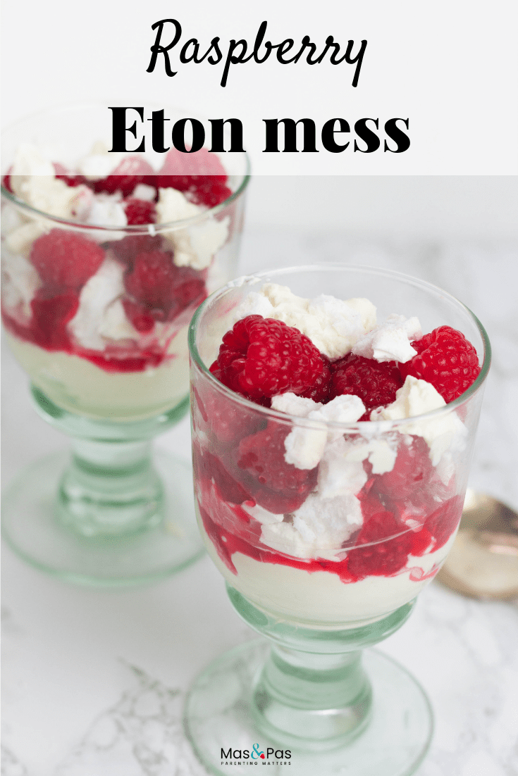 Raspberry Eton mess | Summer Desserts | Mas & Pas
