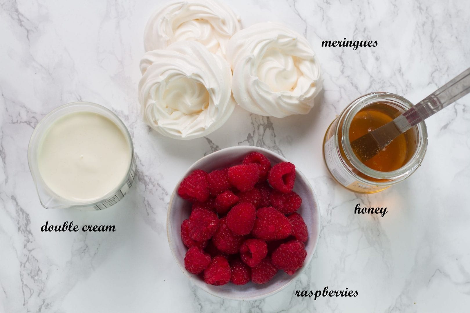 Raspberry Eton mess | Summer Desserts | Mas & Pas