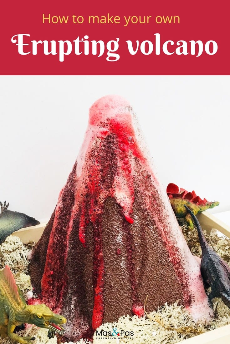 Make your own erupting volcano experiment | Learning Fun | Mas & Pas