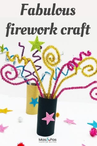 Sizzling indoor firework craft | Arts & Crafts | Mas & Pas