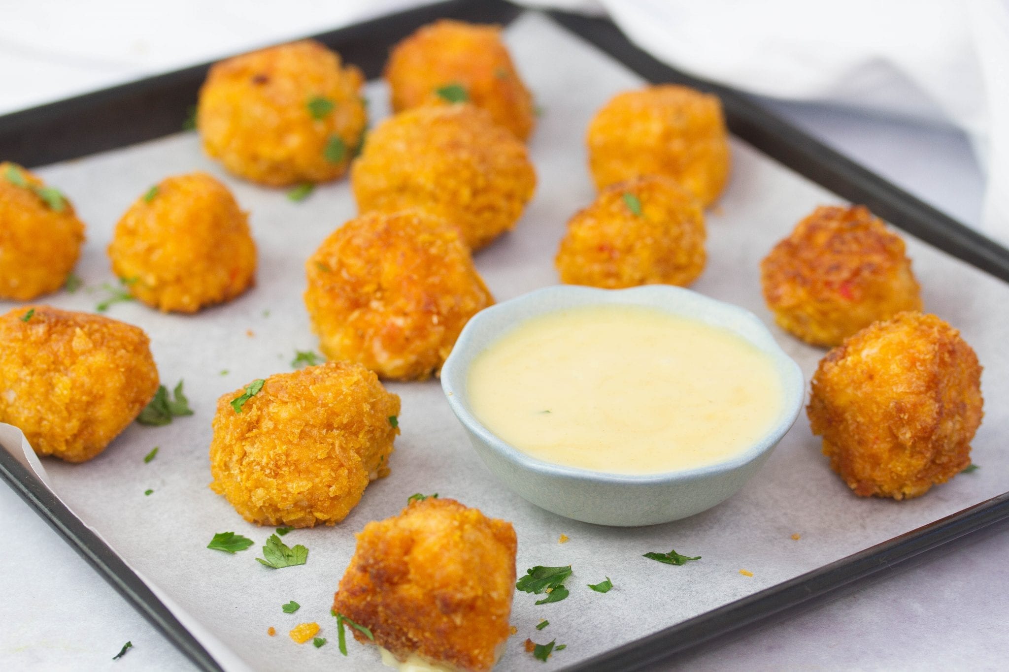 Healthy popcorn chicken bites | Kids Meals | Mas & Pas