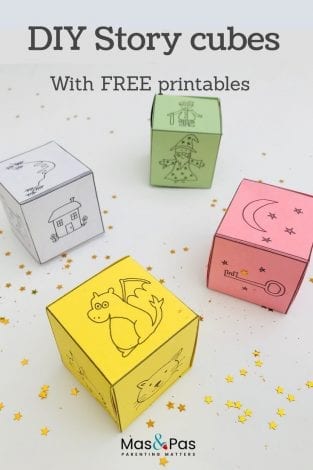 Fantastical DIY story cubes | Learning Fun | Mas & Pas