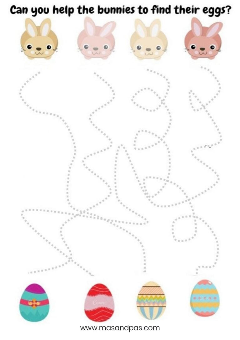 Easter Activity Pack | Free Easter Printable Booklet | Mas & Pas