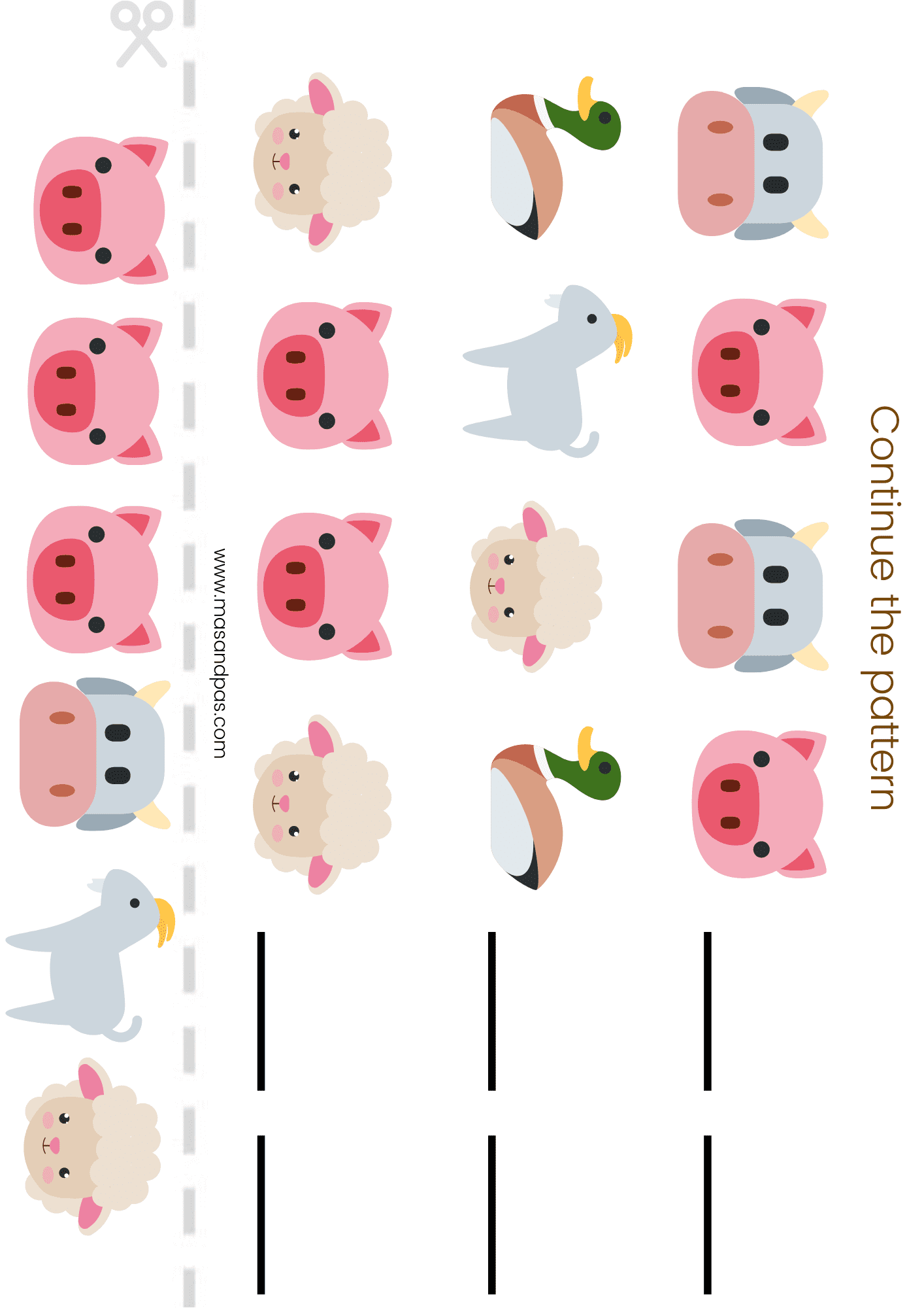 Farm Animal Printables - Free Activity Pack | 12 Pages | Mas & Pas