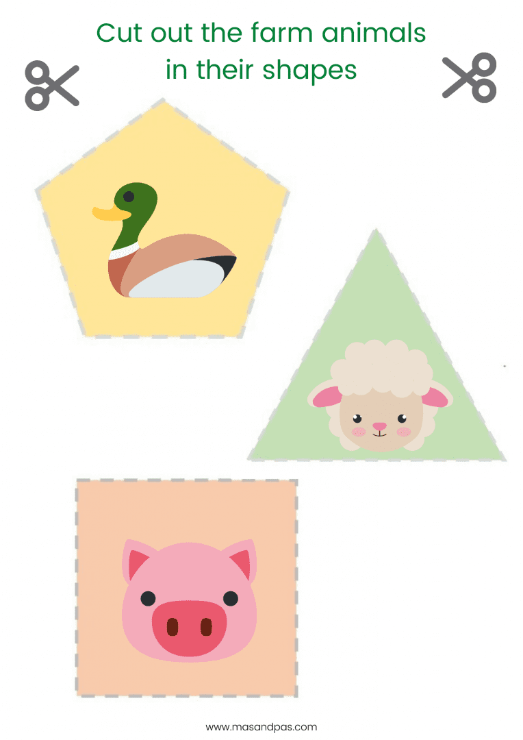 Farm Animal Printables - Free Activity Pack | 12 Pages | Mas & Pas