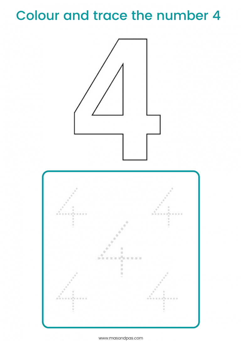 Count and Write Worksheets - Numbers 1-5 | Mas & Pas