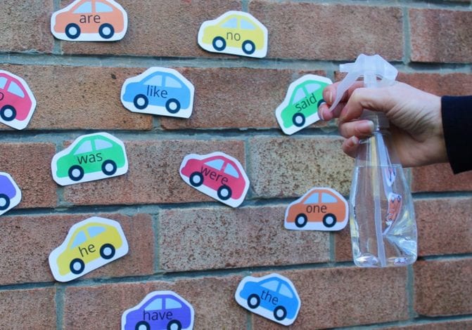 Tricky Word Game Car Wash | Playtime Learning | Mas & Pas