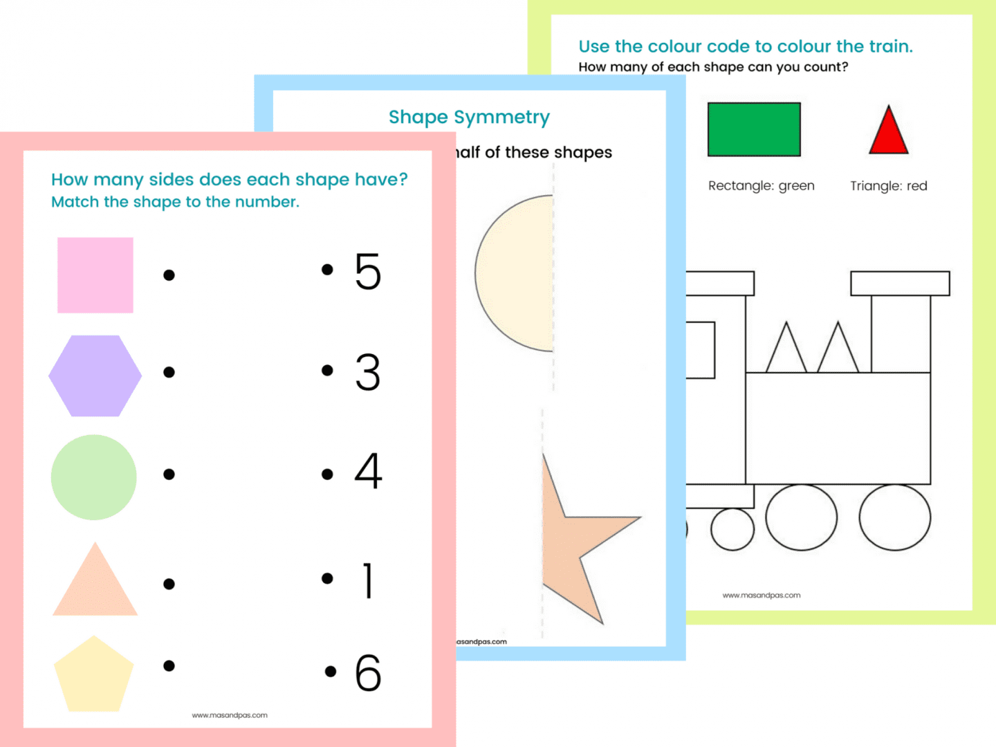 2D Shapes Activity Pack | Free Learning Resources | Mas & Pas