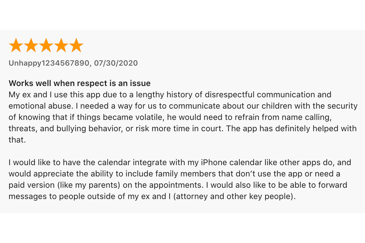Our Family Wizard Review - can this app really help manage co-parenting?