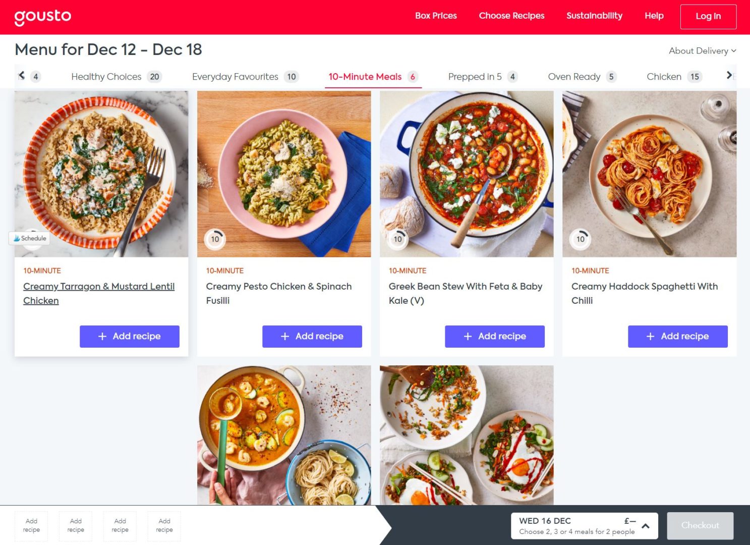 Gousto vs HelloFresh – Which is the Best Recipe Box in the UK?