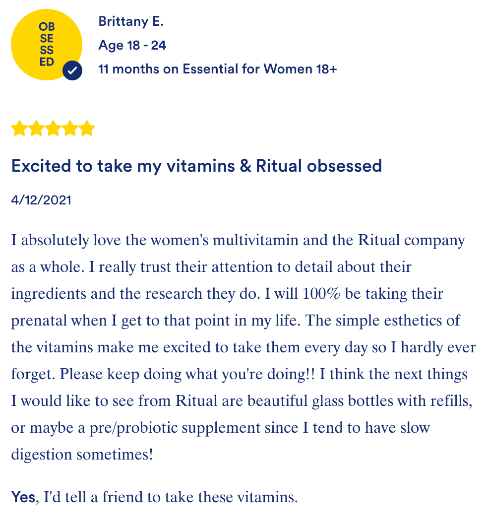Ritual Essential for Men & Women: What's Different About These Vitamins?